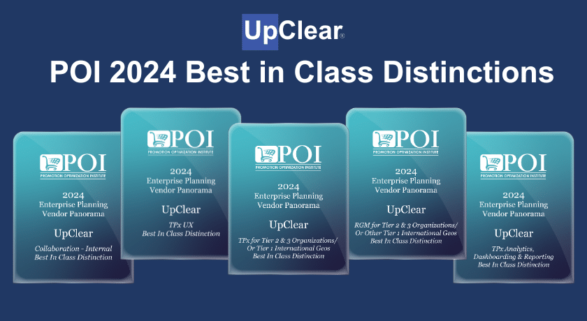 UpClear | UpClear Awarded Five Best-in-Class Category Distinctions by POI